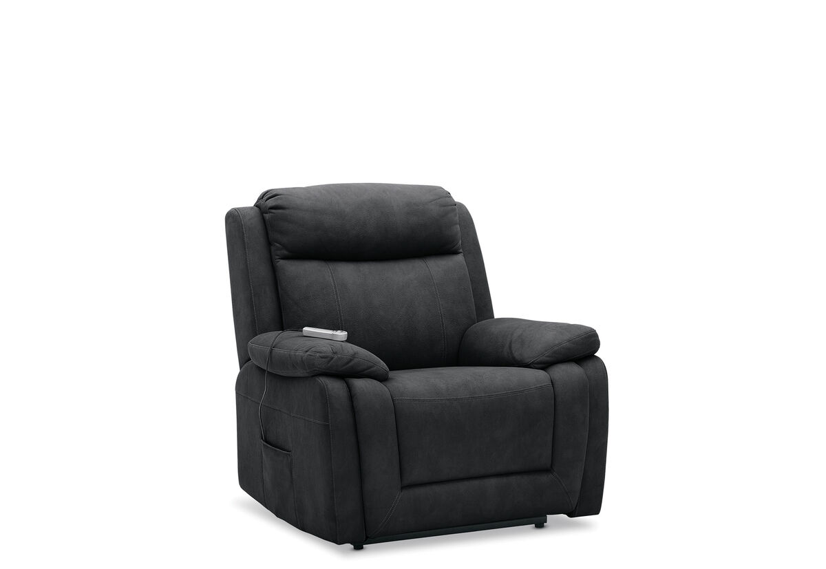 BLACK SAN MARCO Fabric Electric Lift Chair
