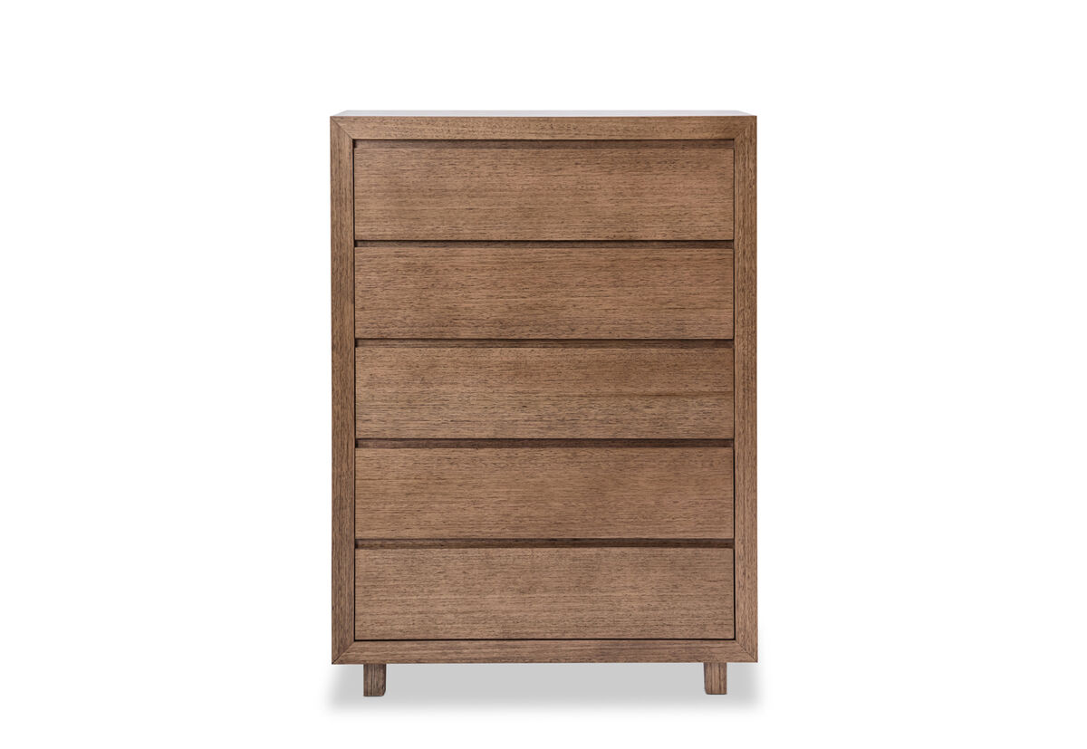 LIGHT OAK RANA Tall Chest