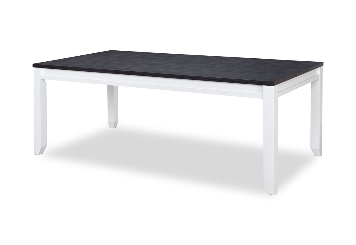 WHITE/DARK CASSEL 2100 Dining Table