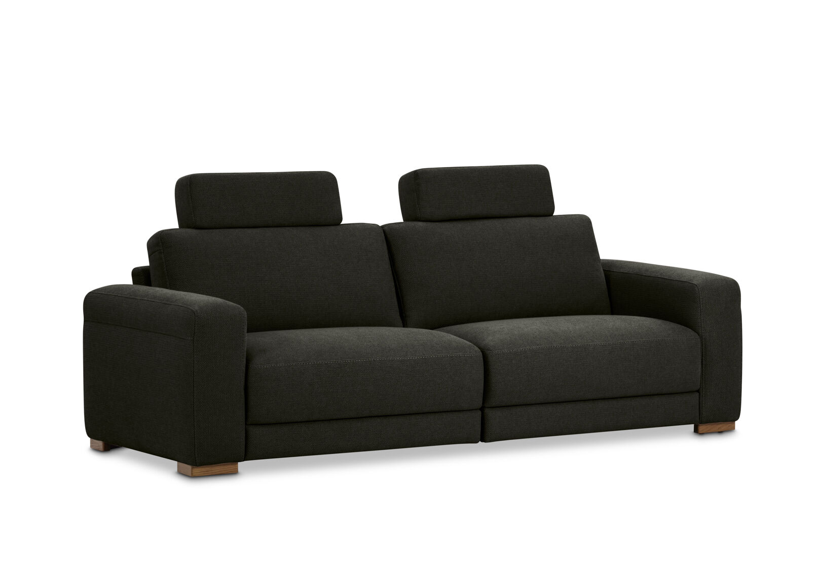 DARK GREY LEONE FABRIC 3.5 Seater Sofa