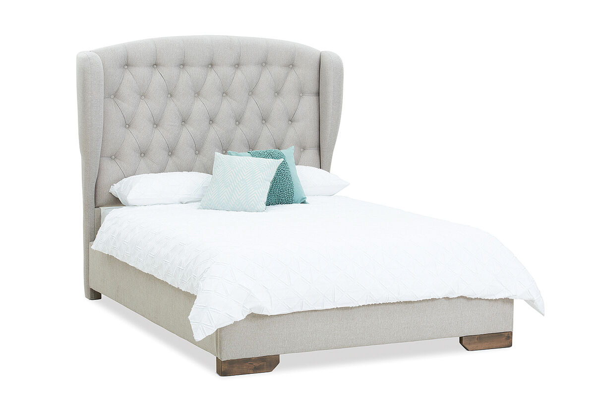 BEIGE AVA King Bed