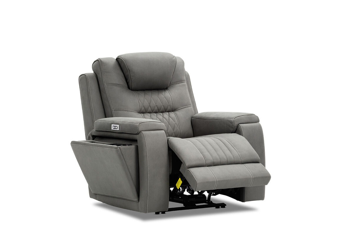 DARK GREY AGASSI FABRIC Electric Recliner