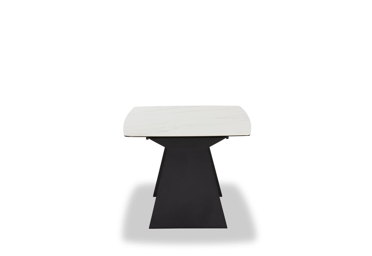 WHITE/BLACK MACKINLEY Dining Table