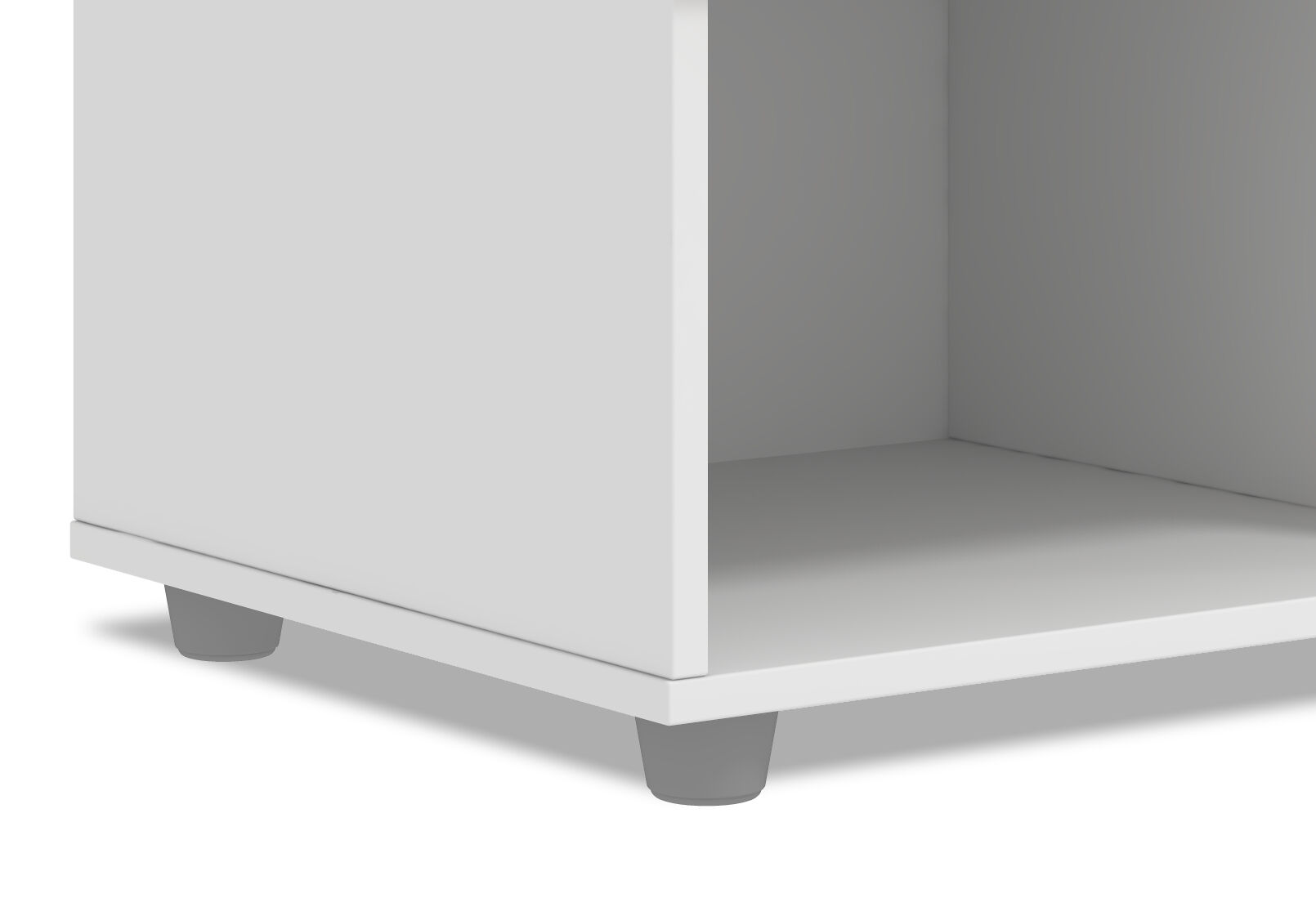 WHITE/NATURAL WHEELER Bedside