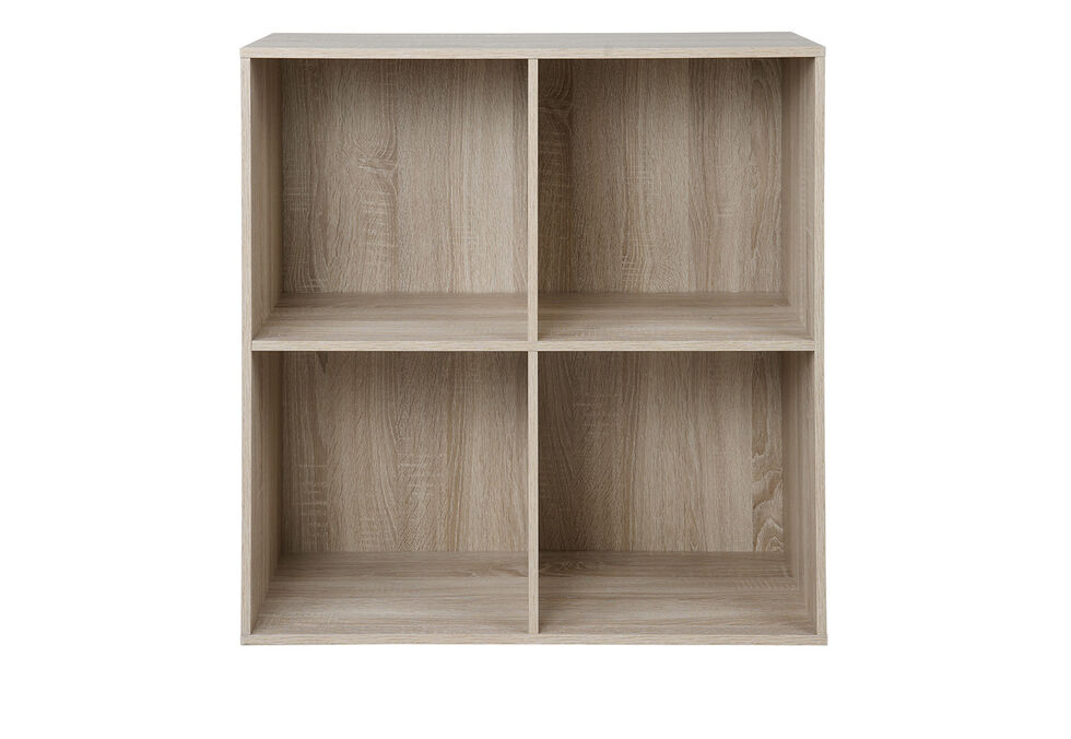 NATURAL HUFF 4 Cube Bookshelf