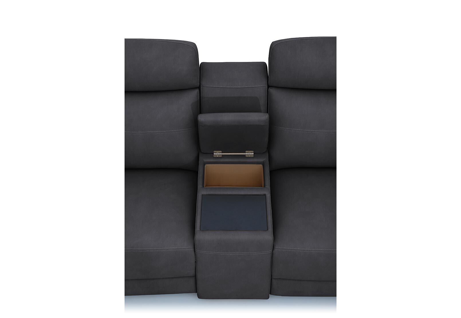 CHARCOAL ALEXIOS 2 Seater with Electric Recliner and Console