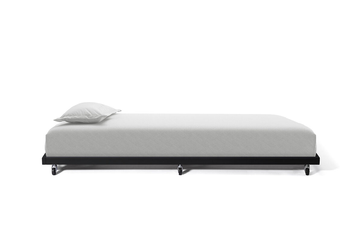 BLACK CLAY Single Trundle Bed