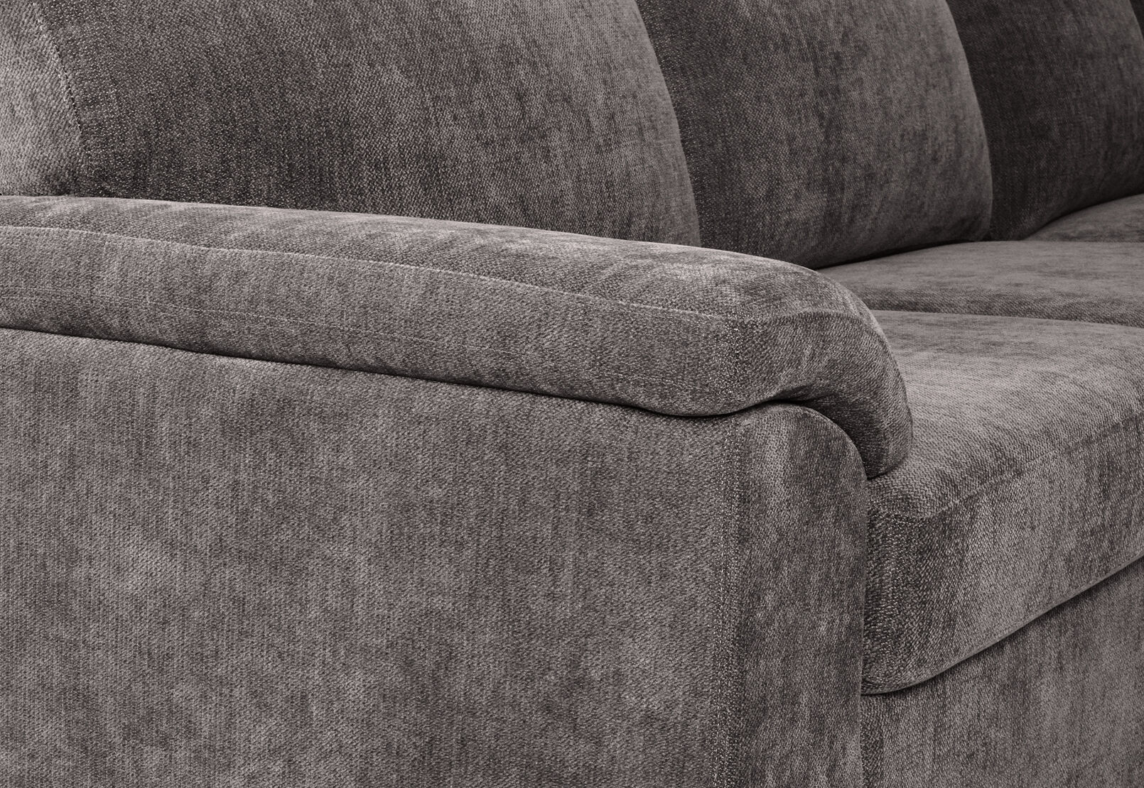 DARK GREY FOY FABRIC Corner with RHF Chaise