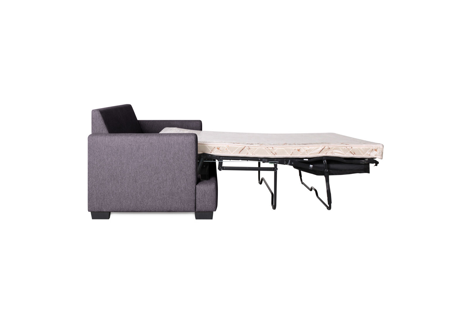 DARK GREY CALEY FABRIC Double Sofa Bed