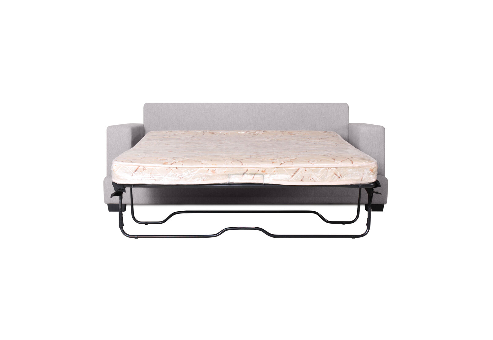 LIGHT GREY CALEY FABRIC Double Sofa Bed