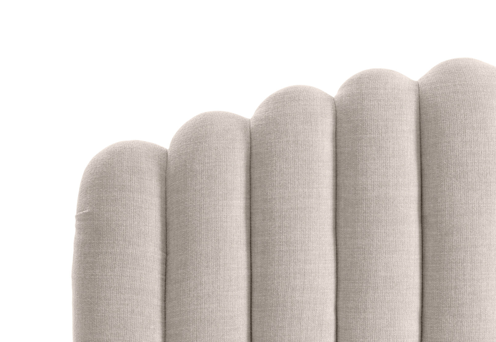 BEIGE MONTRELL Queen Headboard