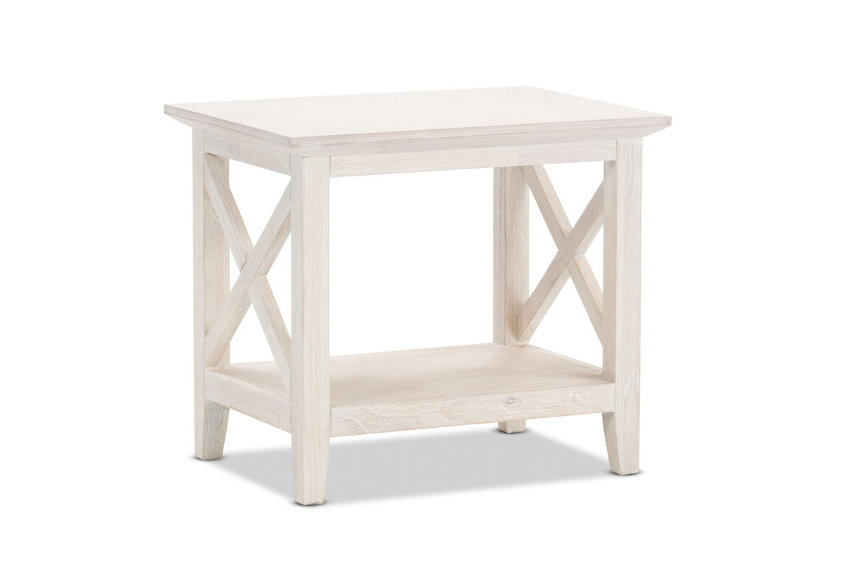 WHITE WASH ARDAL Lamp Table