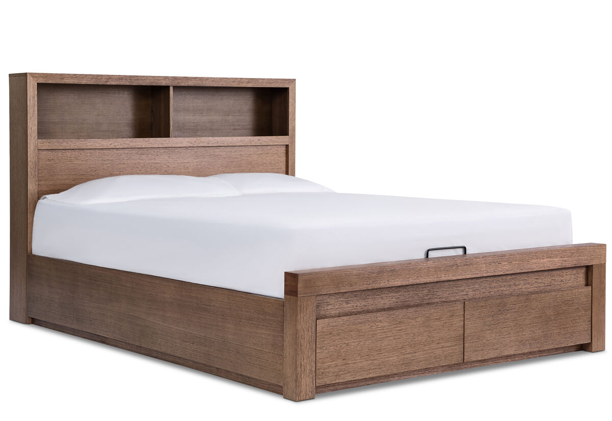 LIGHT OAK RANA Queen Bed