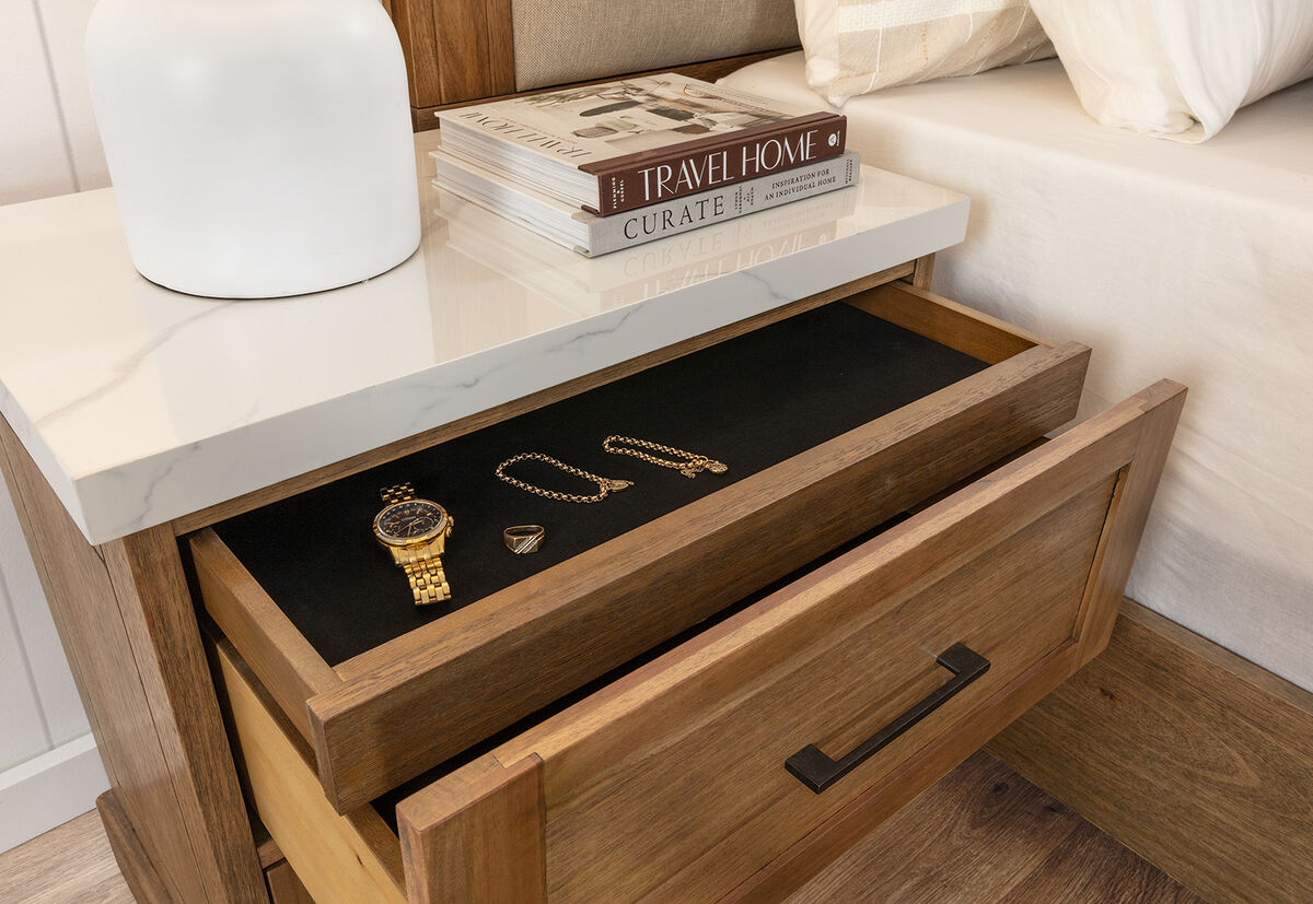 LIGHT OAK MATTEO Bedside Table