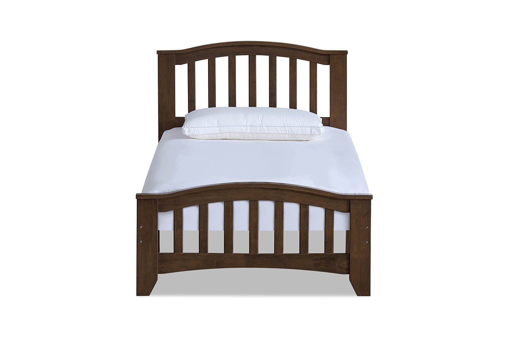 WALNUT SCHAEFER Walnut Single Bed