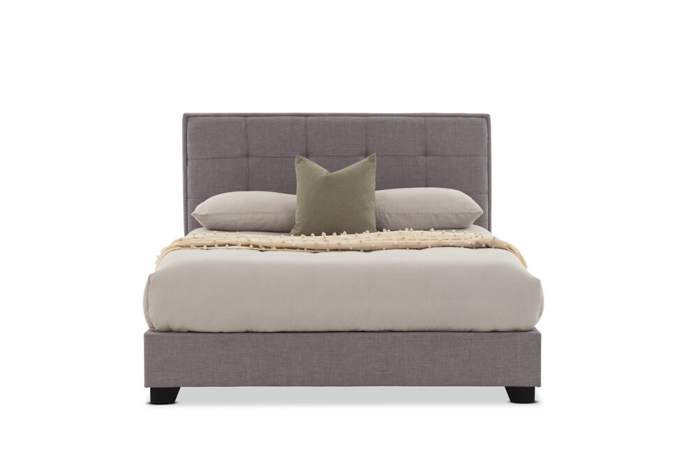 LIGHT GREY VAUGHN King Bed