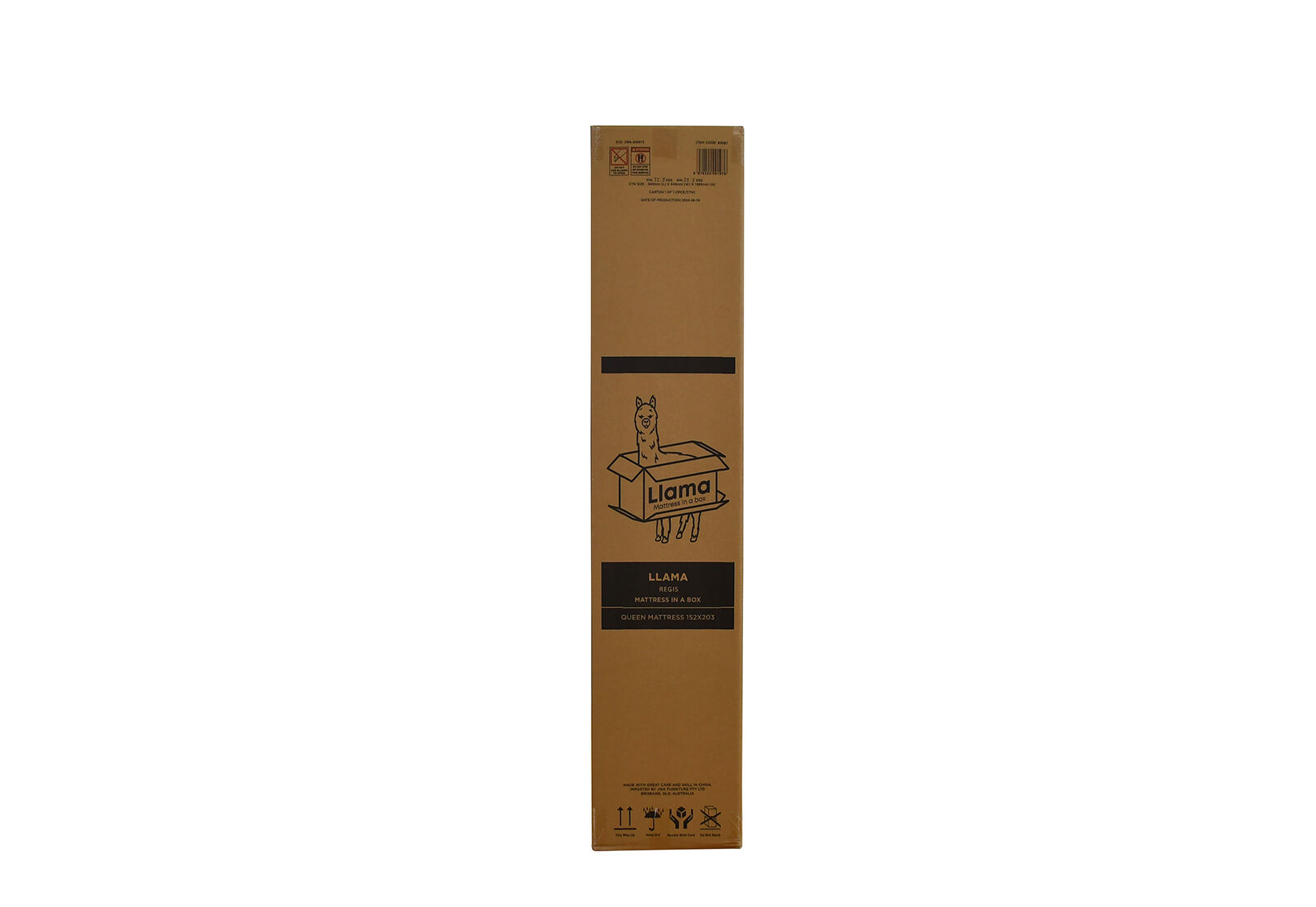 WHITE LLAMA Regis Double Mattress