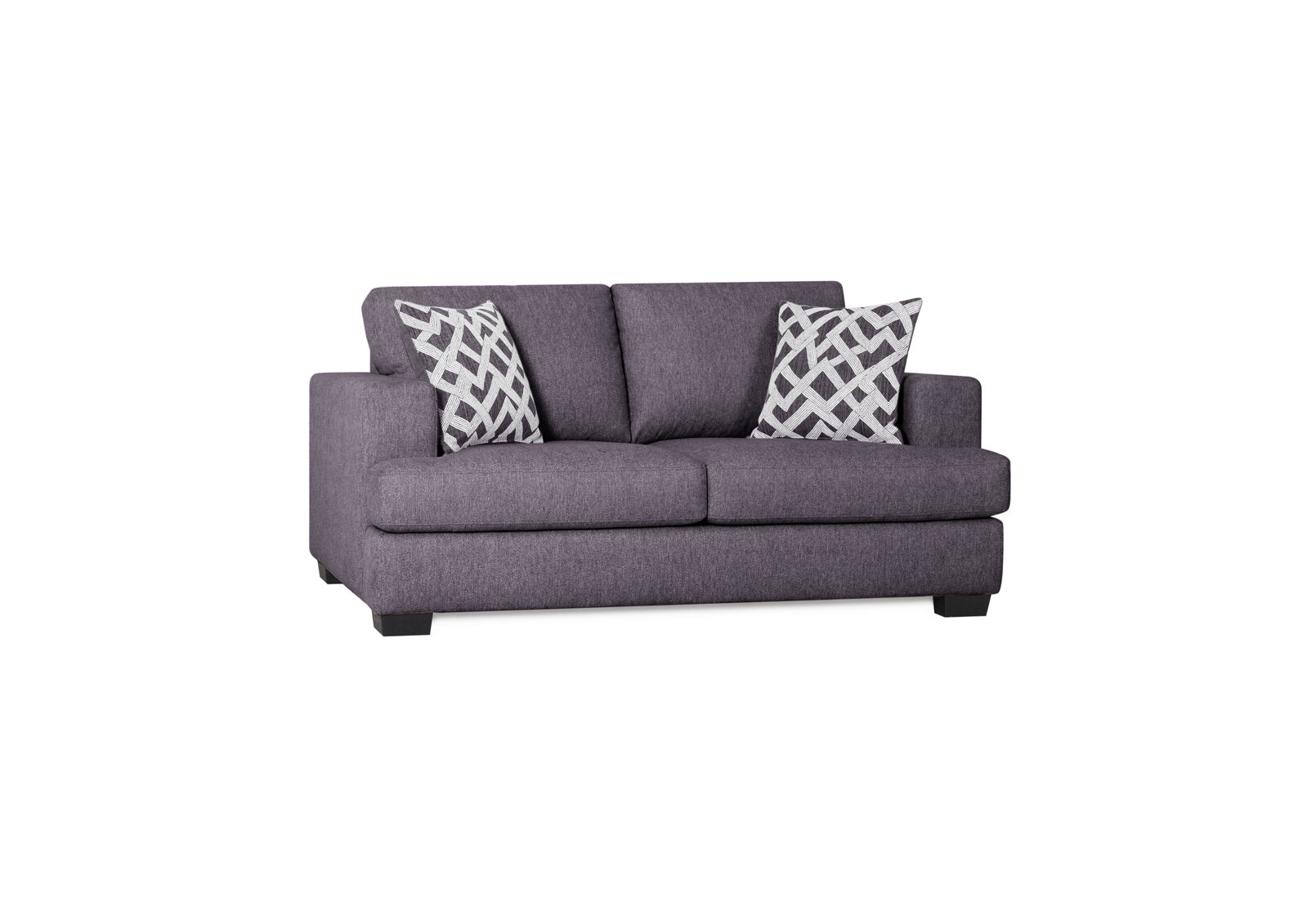 DARK GREY CALEY FABRIC 2 Seater Sofa