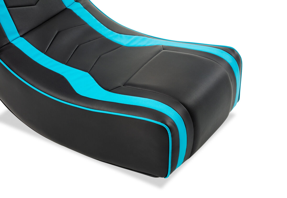 BLACK/BLUE DURAN Rocking Gaming Chair