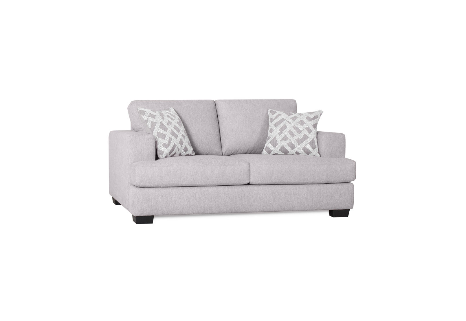 LIGHT GREY CALEY FABRIC Double Sofa Bed