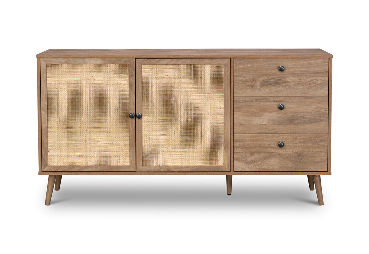 NATURAL BERRY 2 Door 3 Drawer Buffet