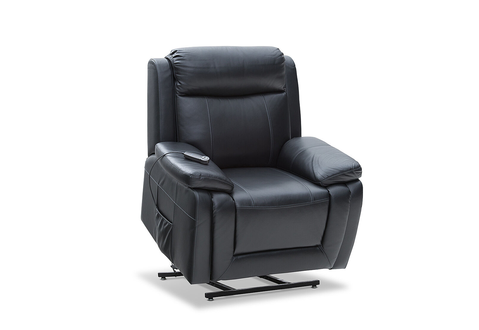 BLACK SAN MARCO Leather Electric Lift Chair