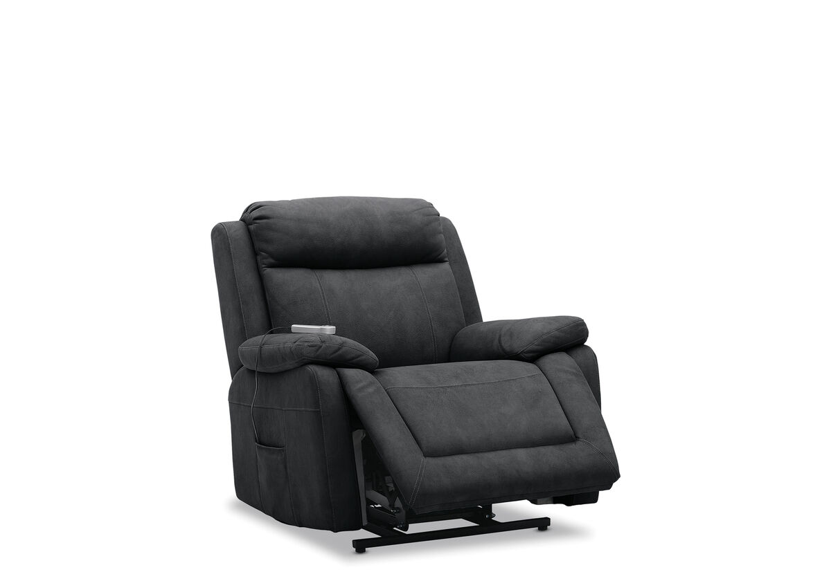 BLACK SAN MARCO Fabric Electric Lift Chair