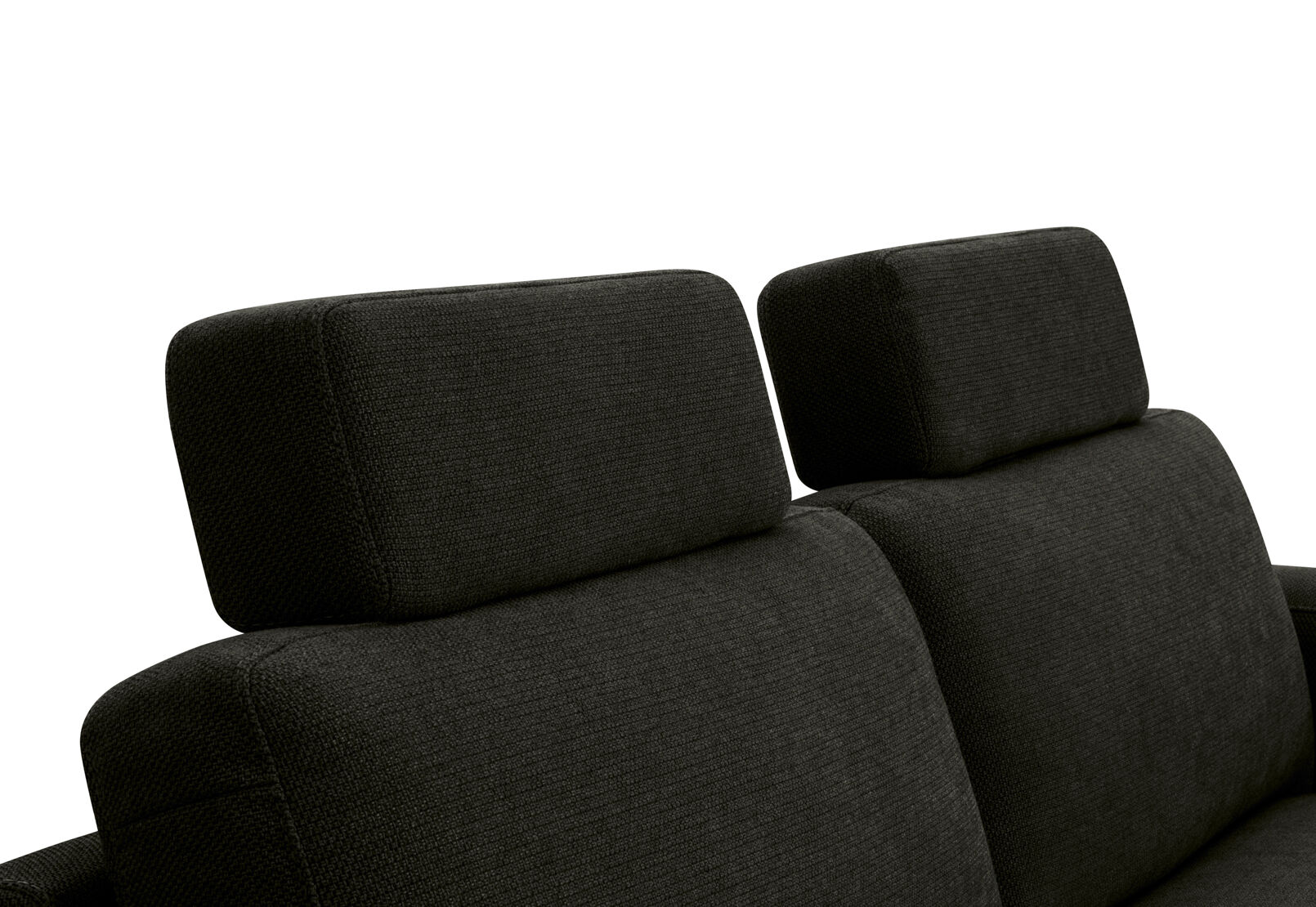 DARK GREY LEONE FABRIC 3.5 Seater Sofa