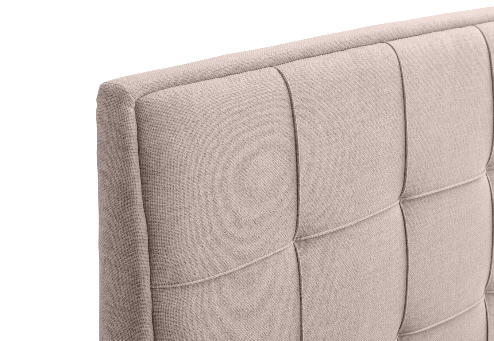 BEIGE VAUGHN Single Bed
