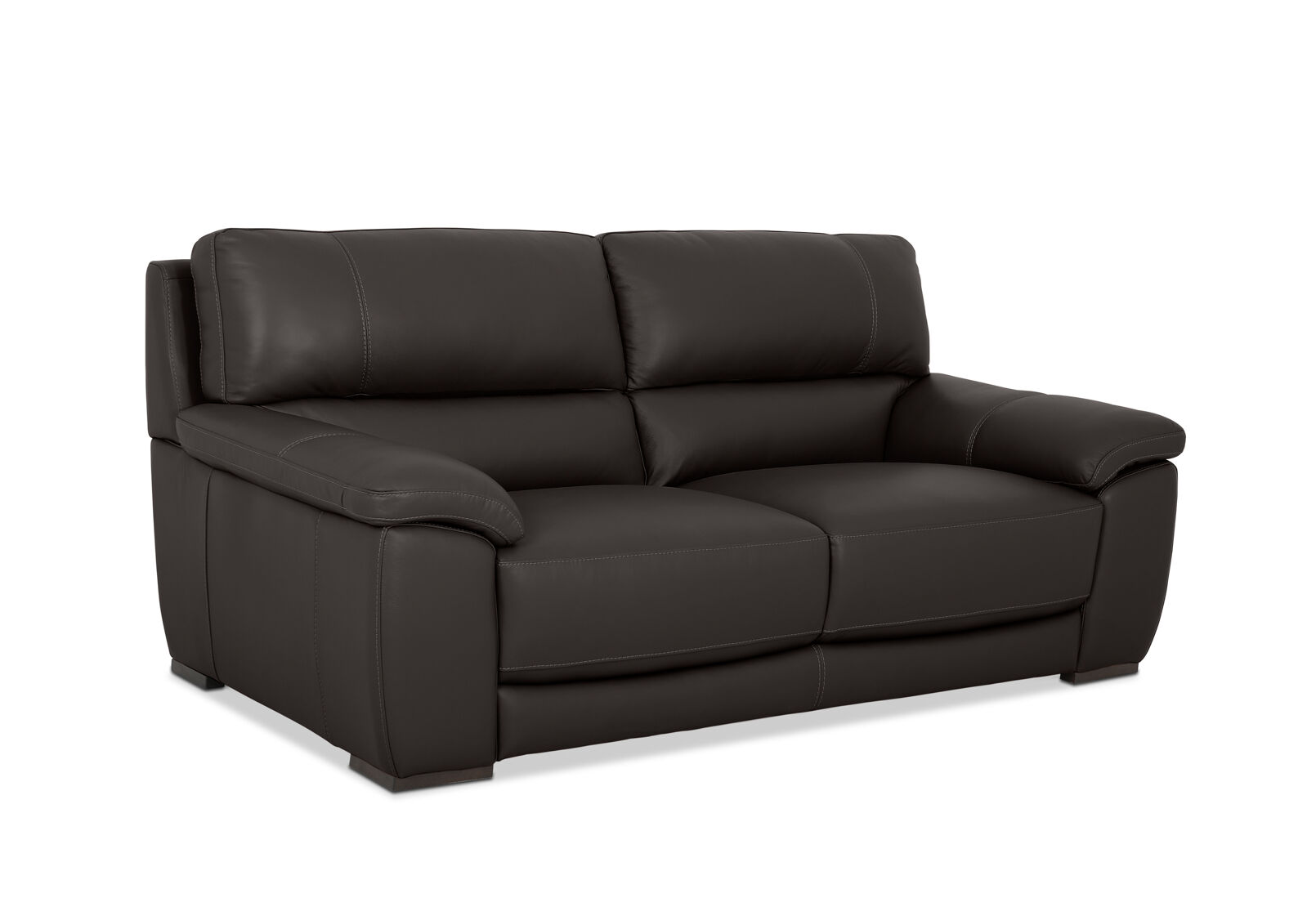 CHOCOLATE WILCOT LEATHER 2.5 Seater Sofa