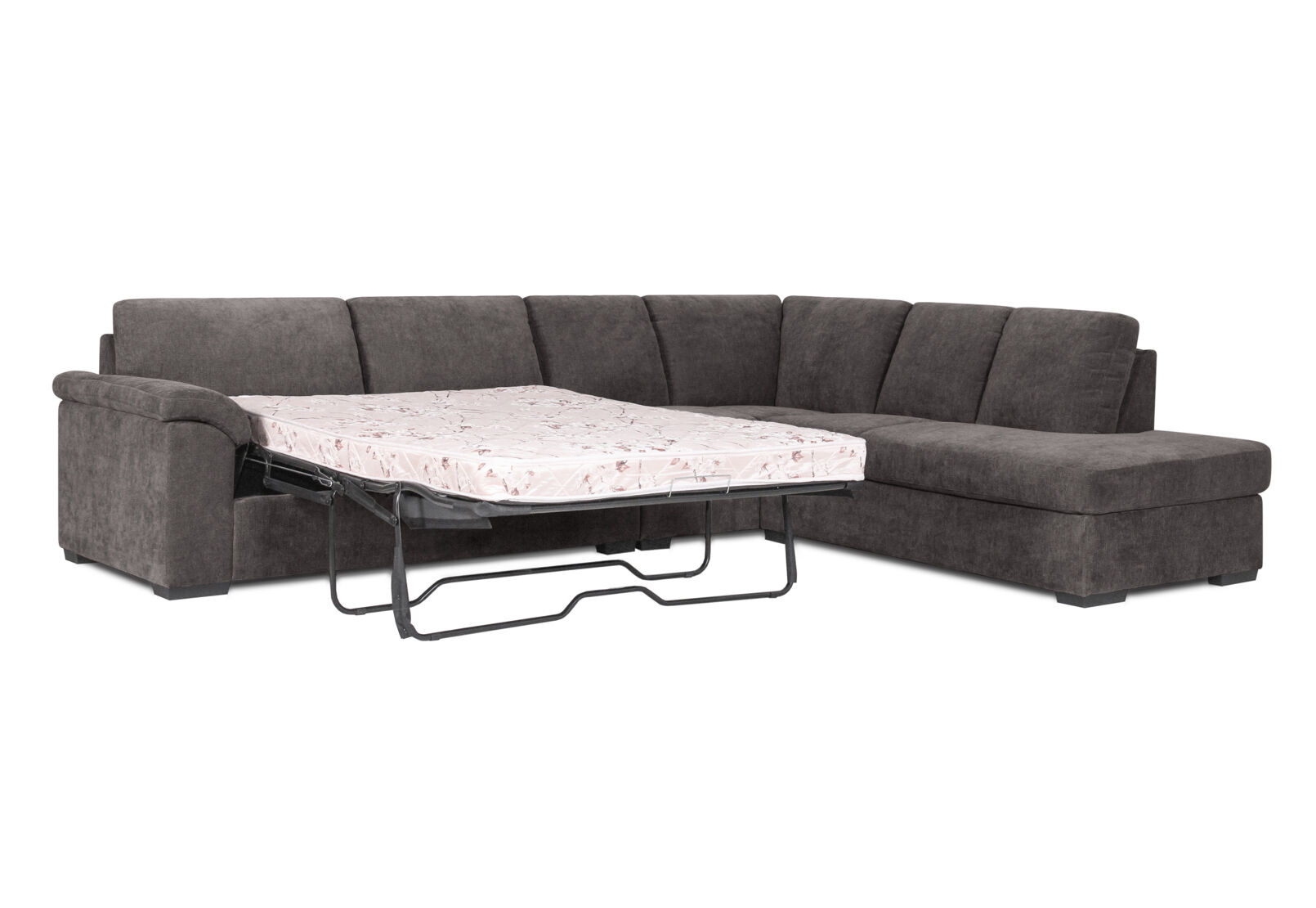 DARK GREY FOY FABRIC Corner with RHF Chaise