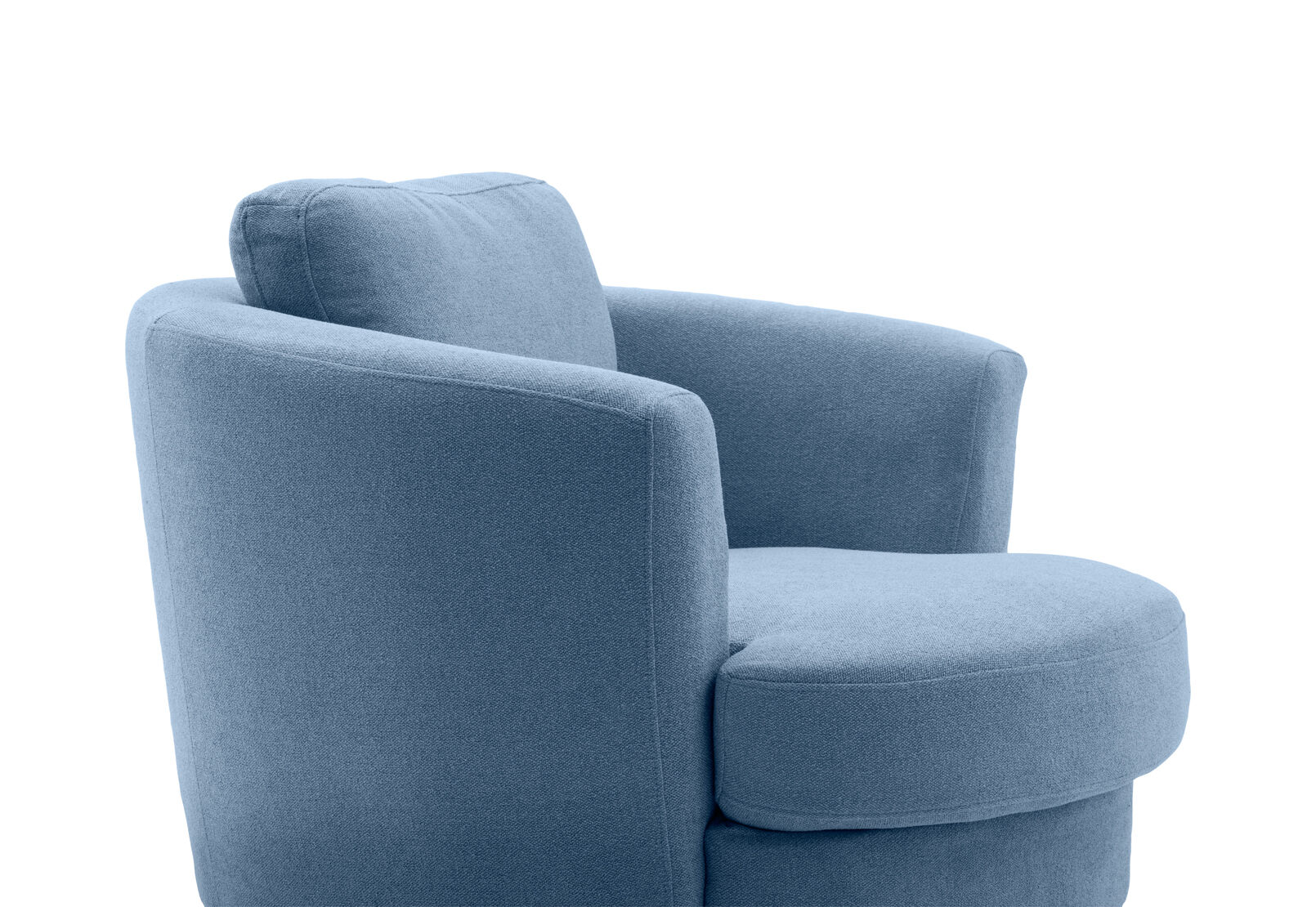 BLUE BRIANA FABRIC Swivel Chair