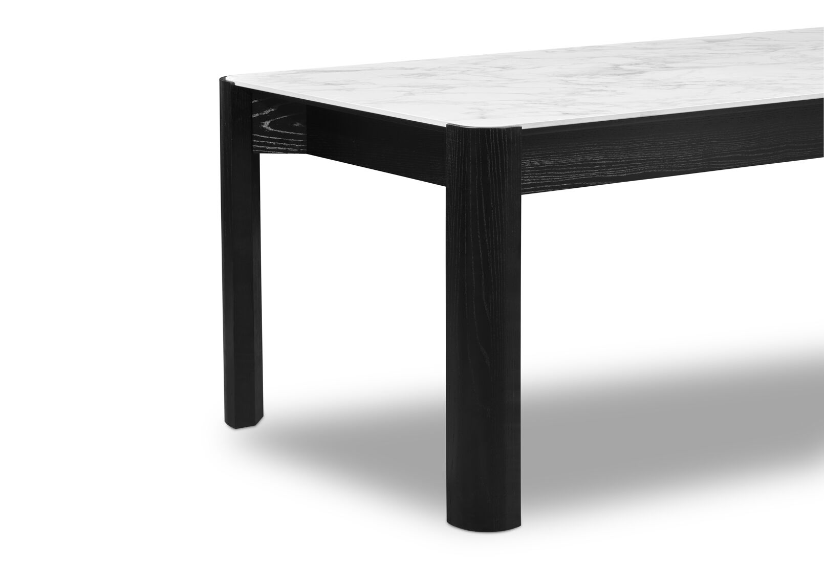 BLACK/WHITE LINUS Dining Table