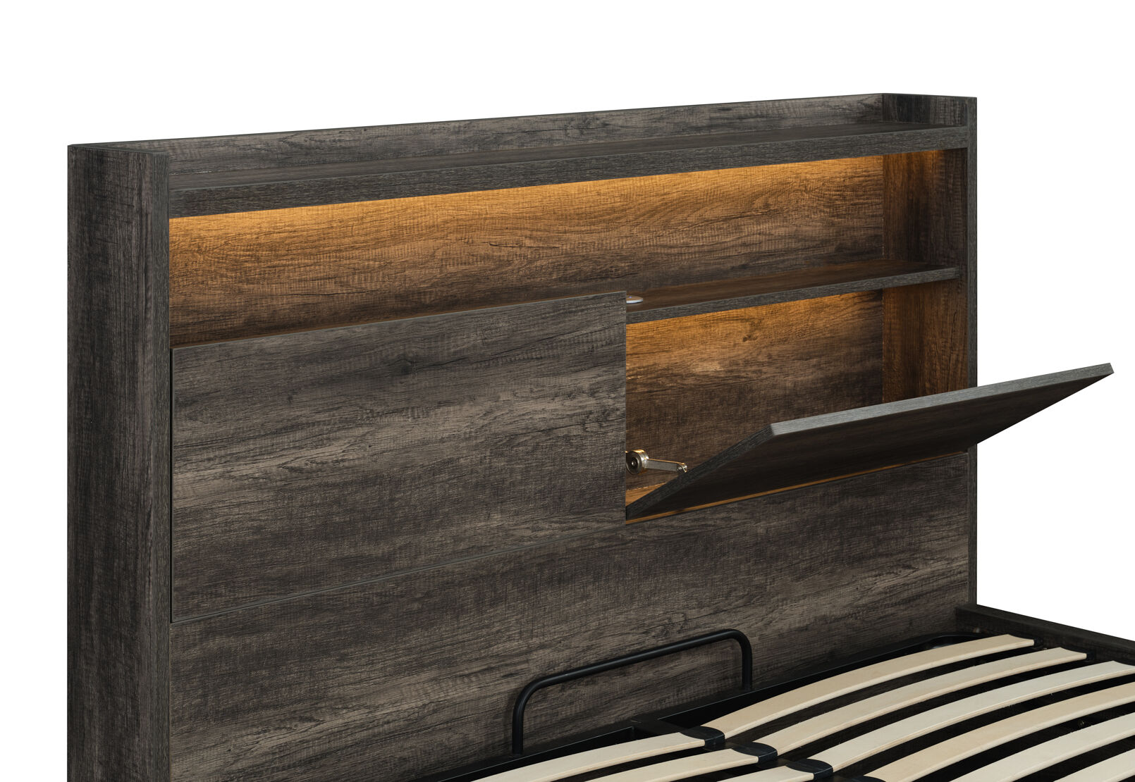 DARK GREY VESPERA Queen Bed