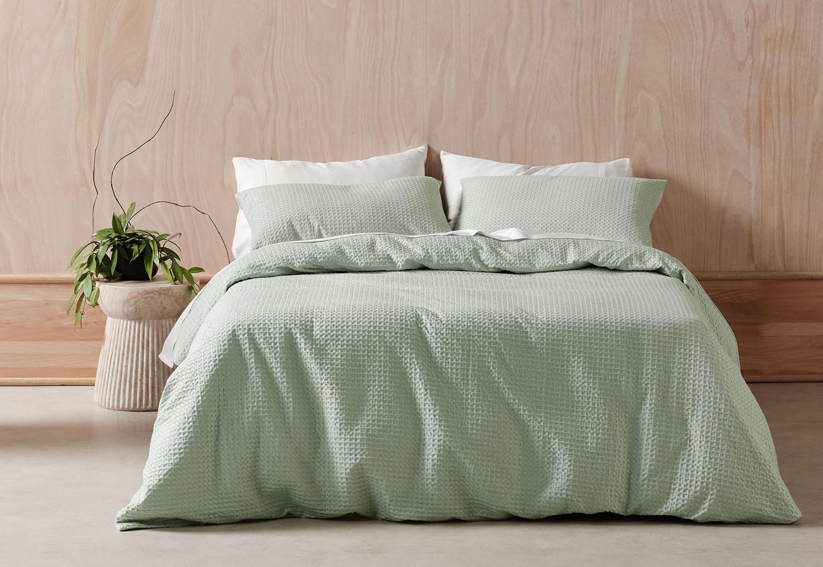 MINT VERNA Mint King Bed Quilt Cover Set