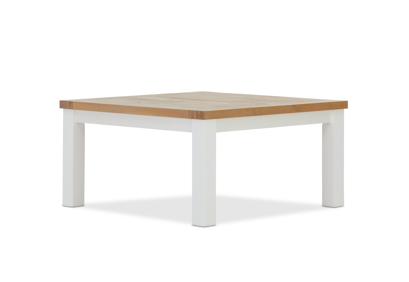 WHITE/OAK NORMANDY 1500 Square Dining Table