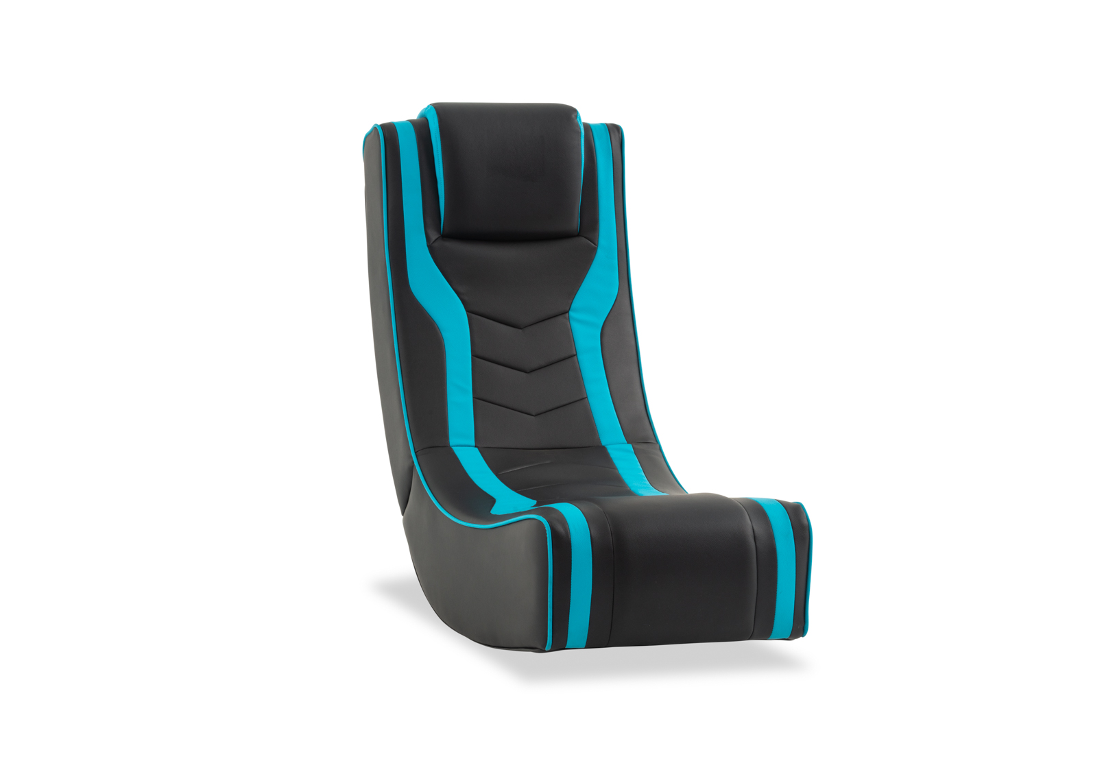 BLACK/BLUE DURAN Rocking Gaming Chair
