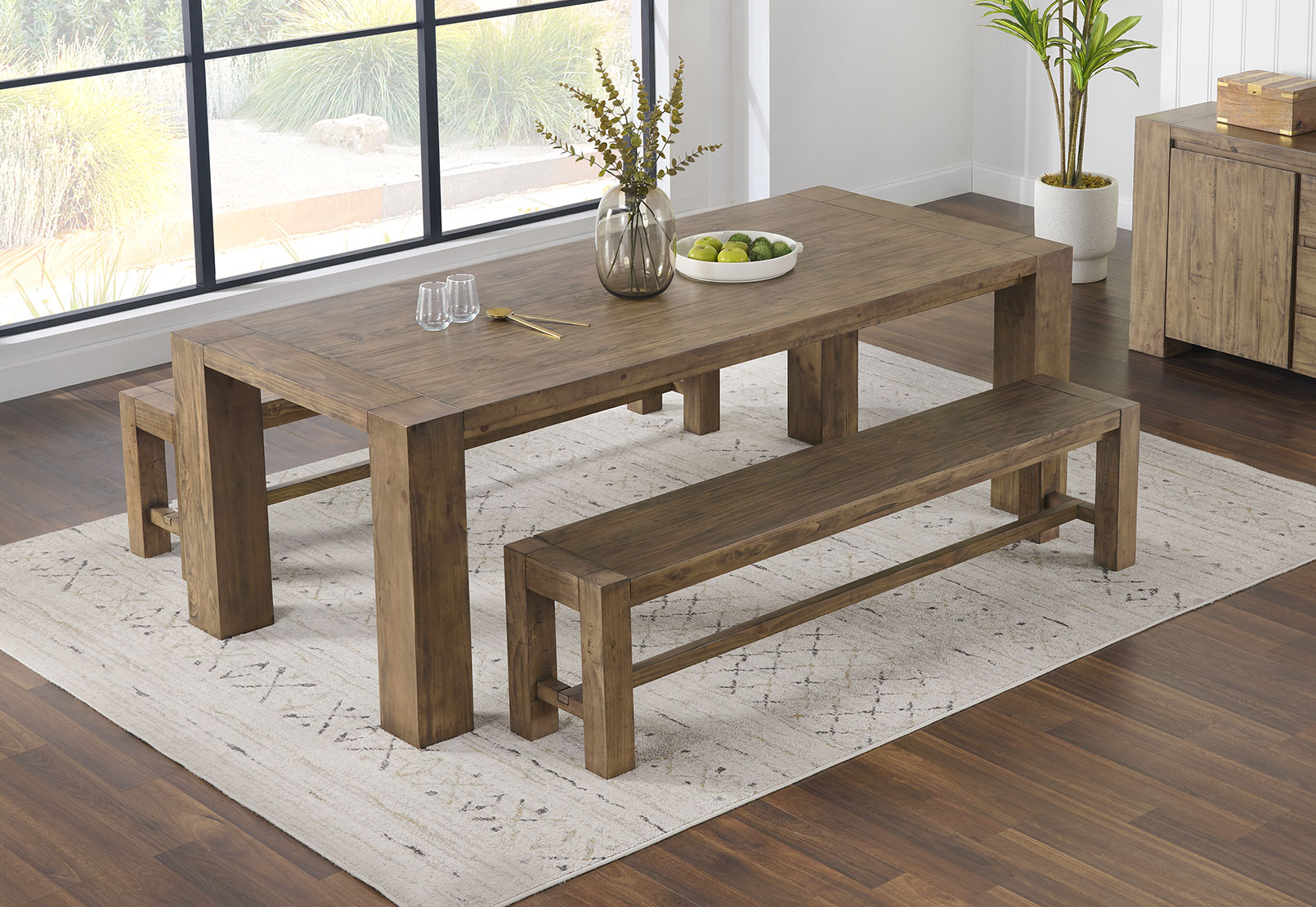 RUSTIC GREY MONTANA Dining Table