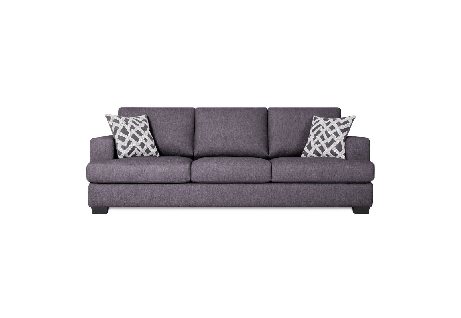 DARK GREY CALEY FABRIC 3 Seater Sofa