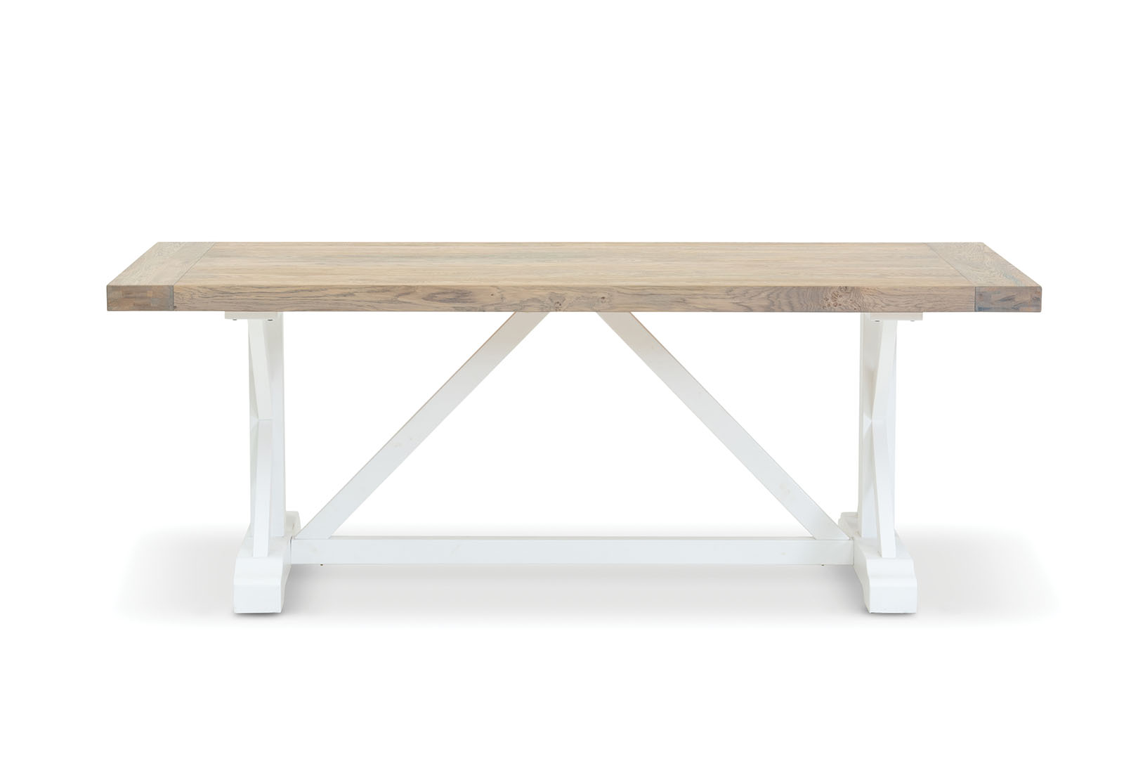 WHITE/OAK NORMANDY 2000 Dining Table