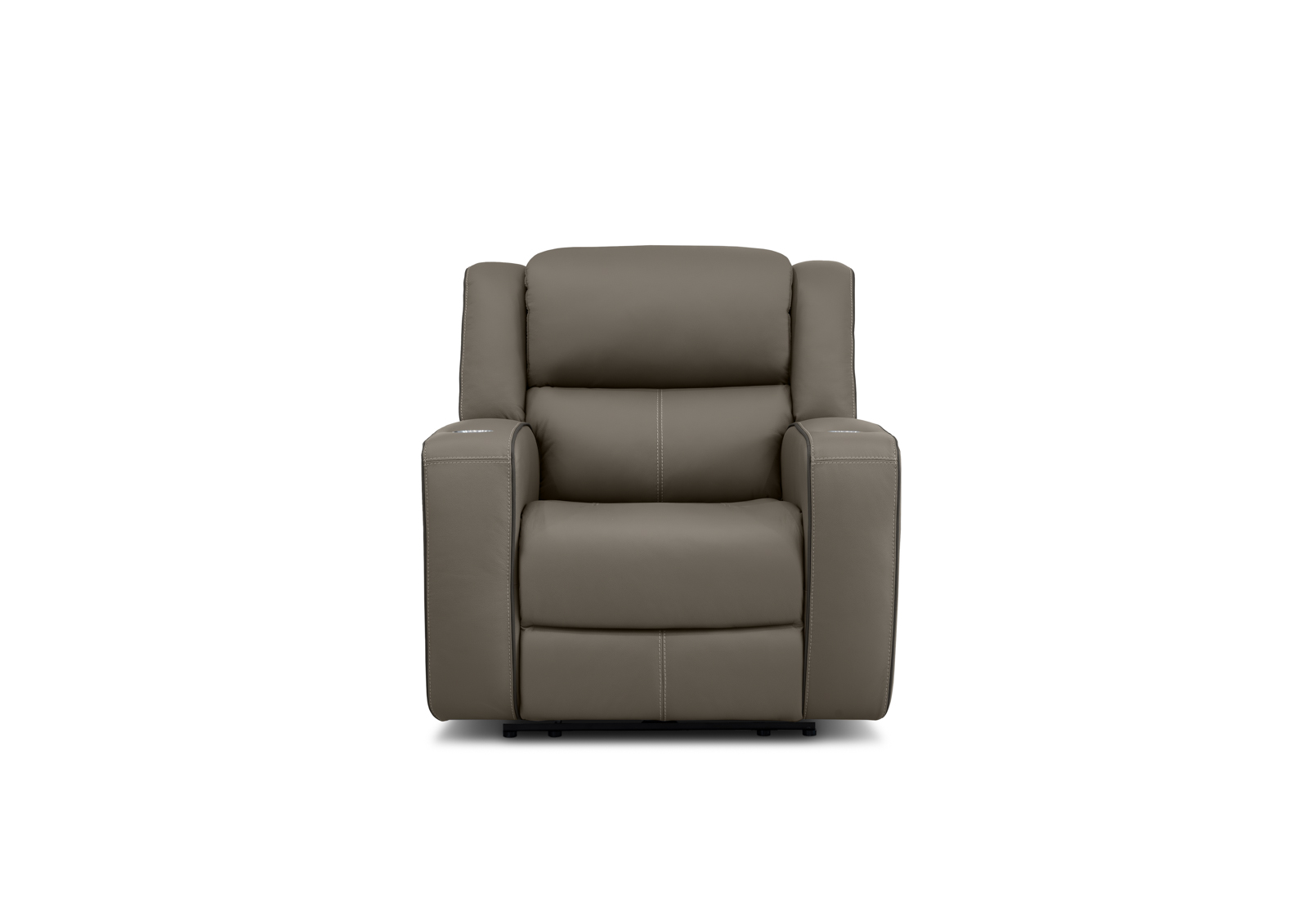 GREY CAPALDI LEATHER Electric Recliner