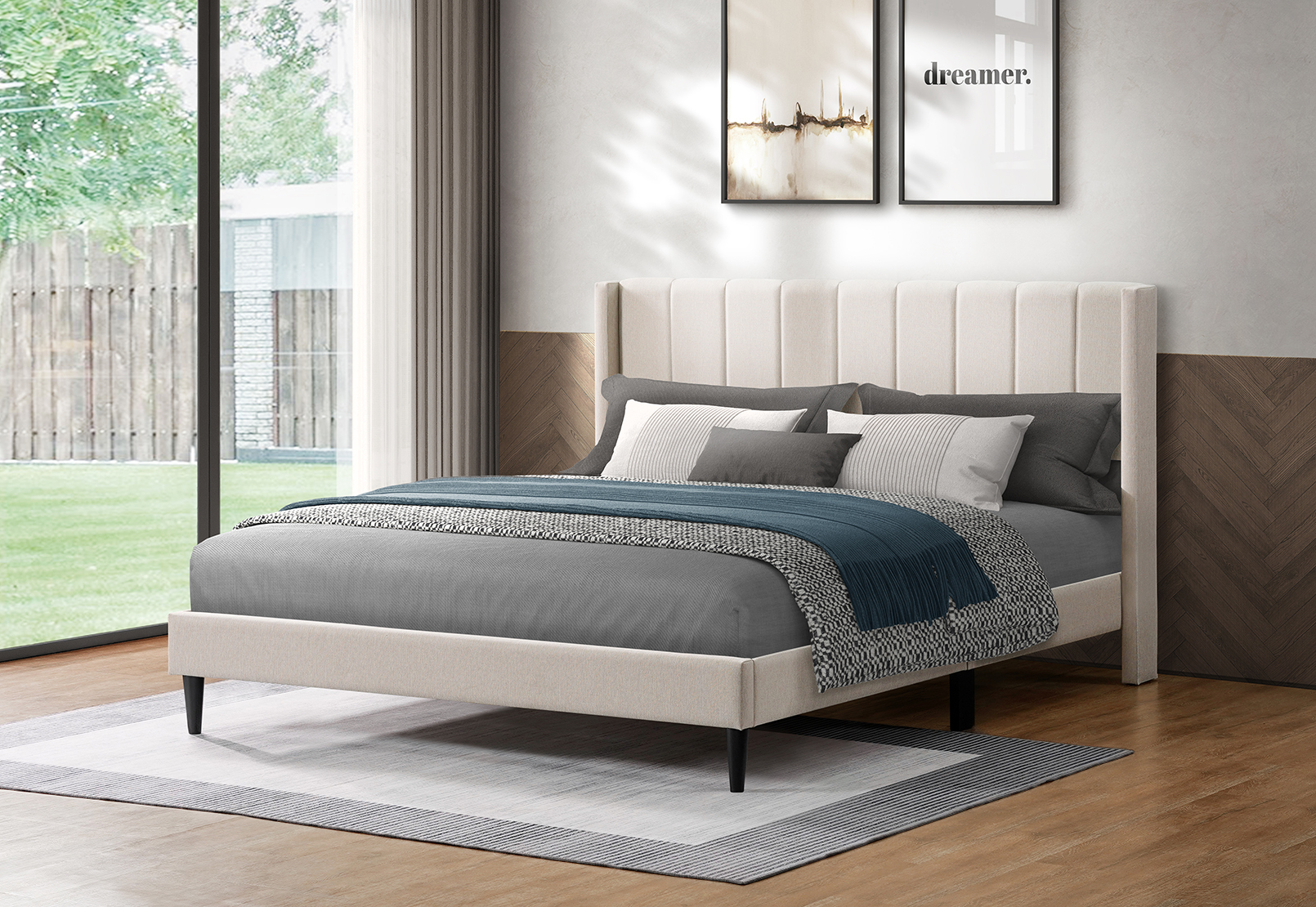 OAT STUART King Bed