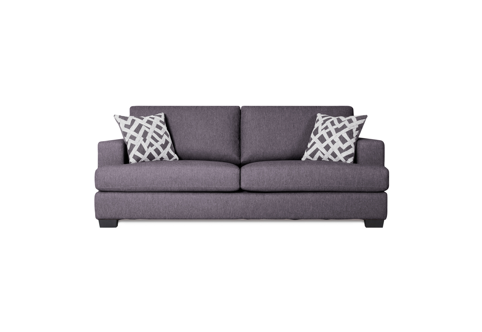 DARK GREY CALEY FABRIC Queen Sofa Bed