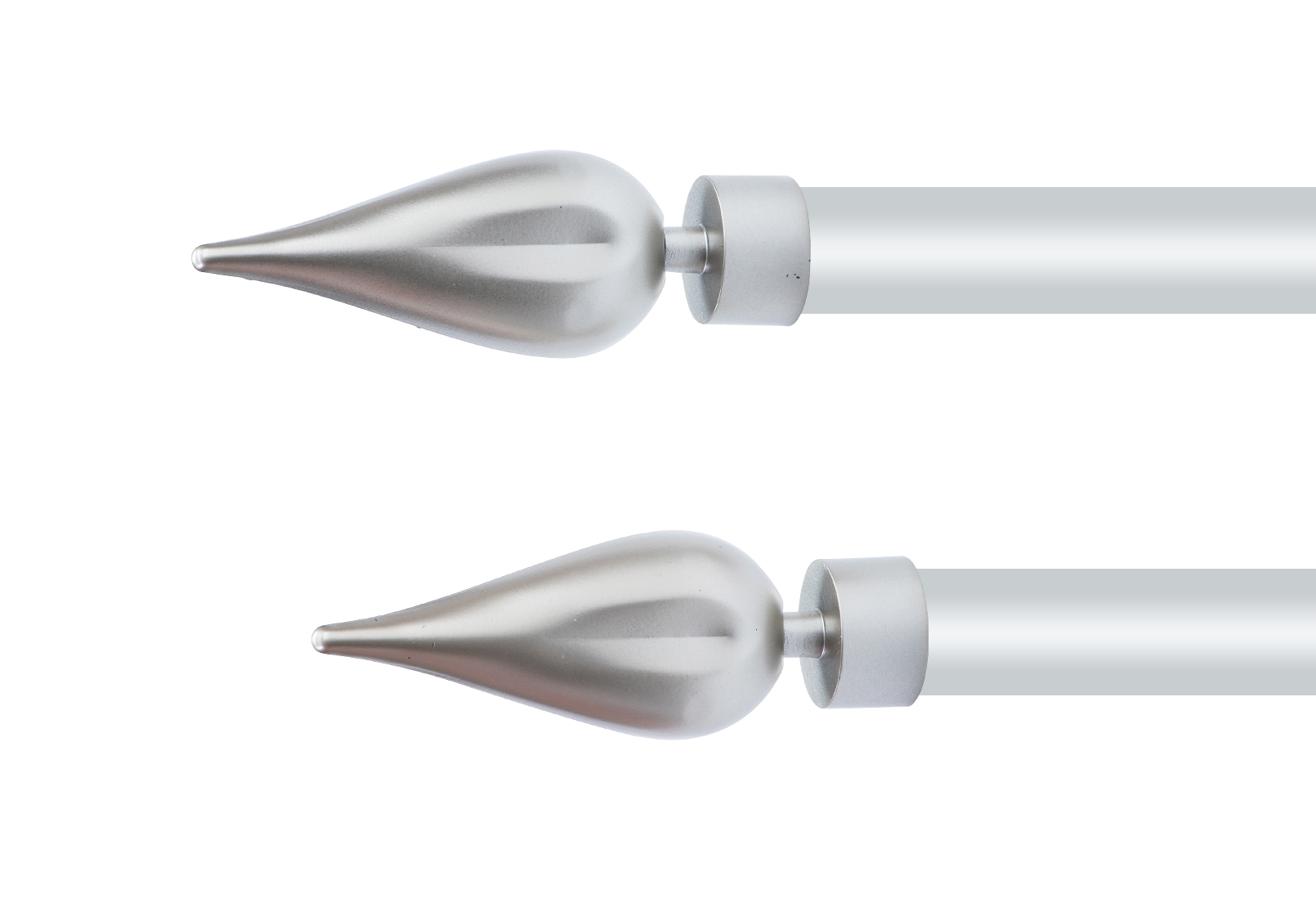 Flame Finial Rod End In Matte Black - Shop At Amart