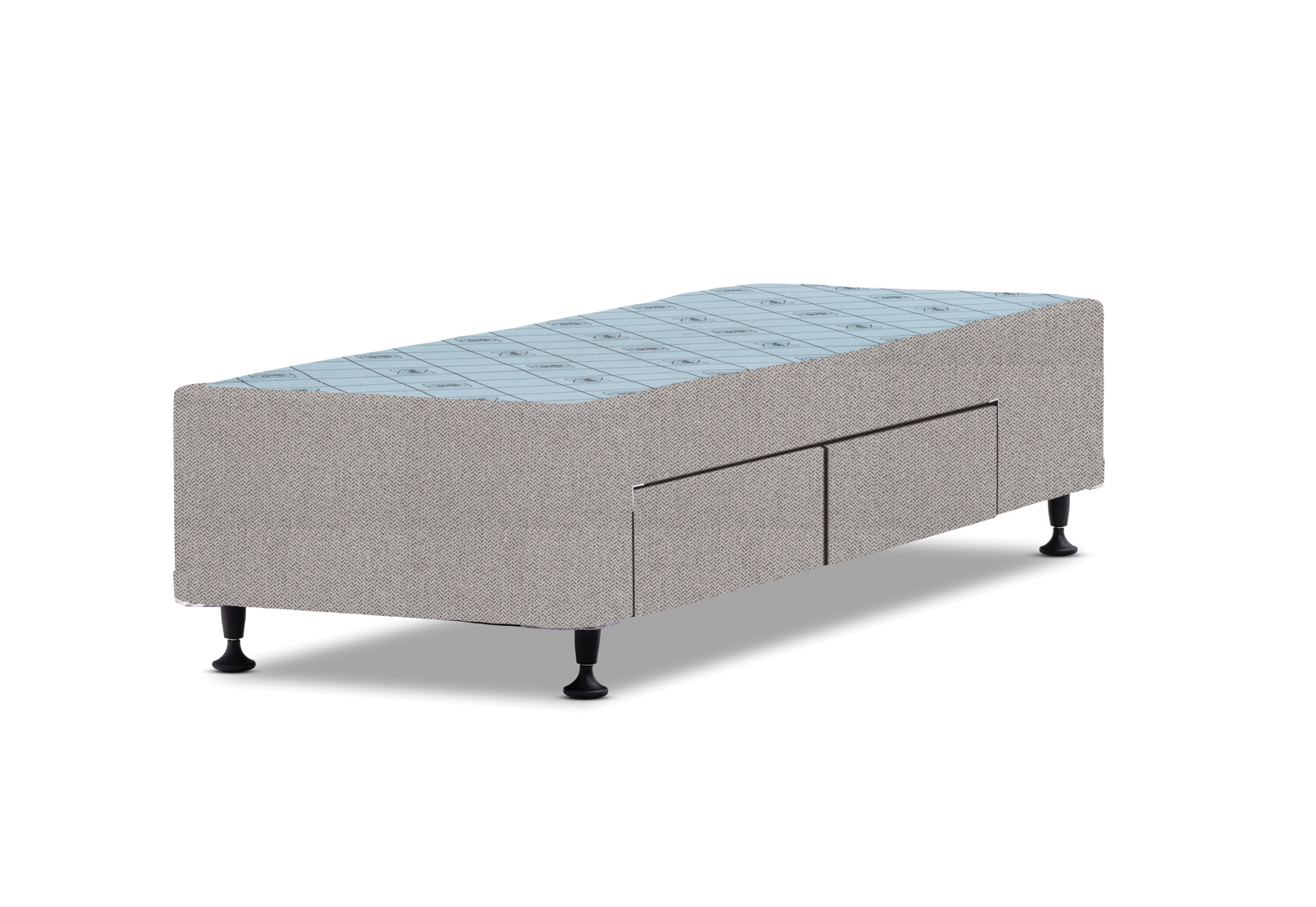 CAPPUCCINO POSTUREPEDIC DRAWER BASE Single Extra Long with Right side ...