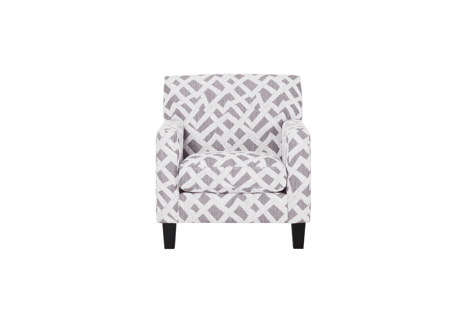 LIGHT GREY CALEY FABRIC Accent Chair
