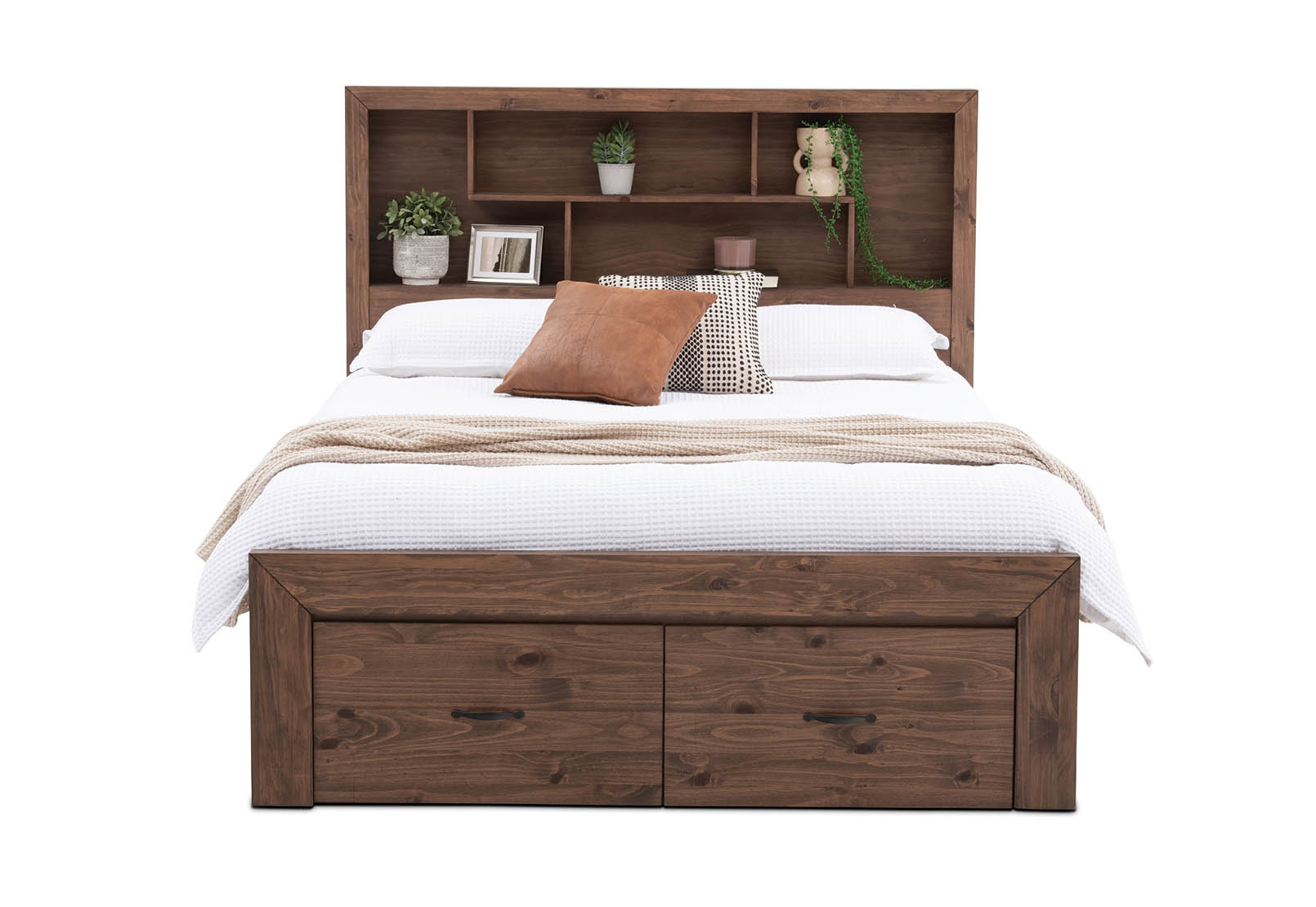 RUSTIC PINE BROOKHAVEN King Bed | Amart Furniture