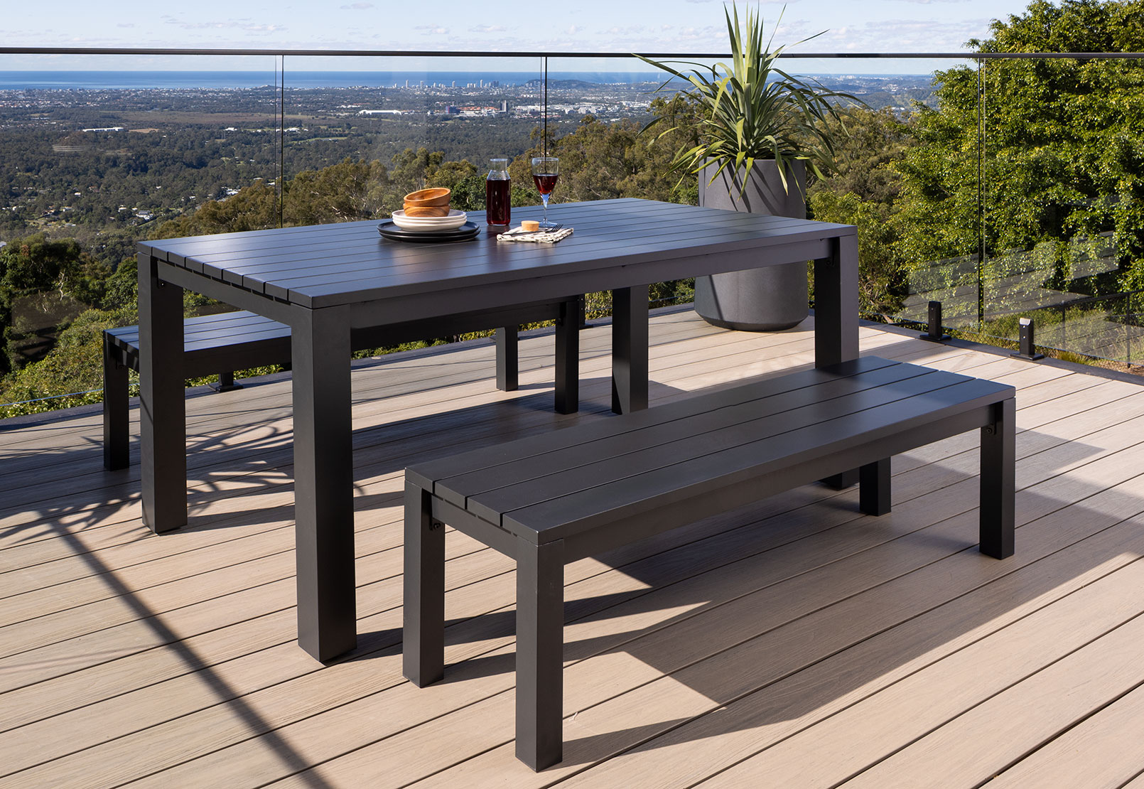 CHARCOAL NAVITI Outdoor Dining Table