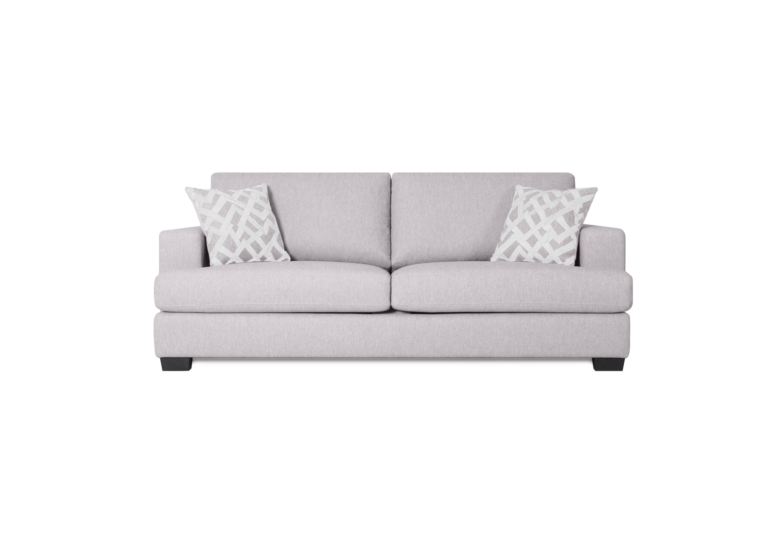 LIGHT GREY CALEY FABRIC Queen Sofa Bed