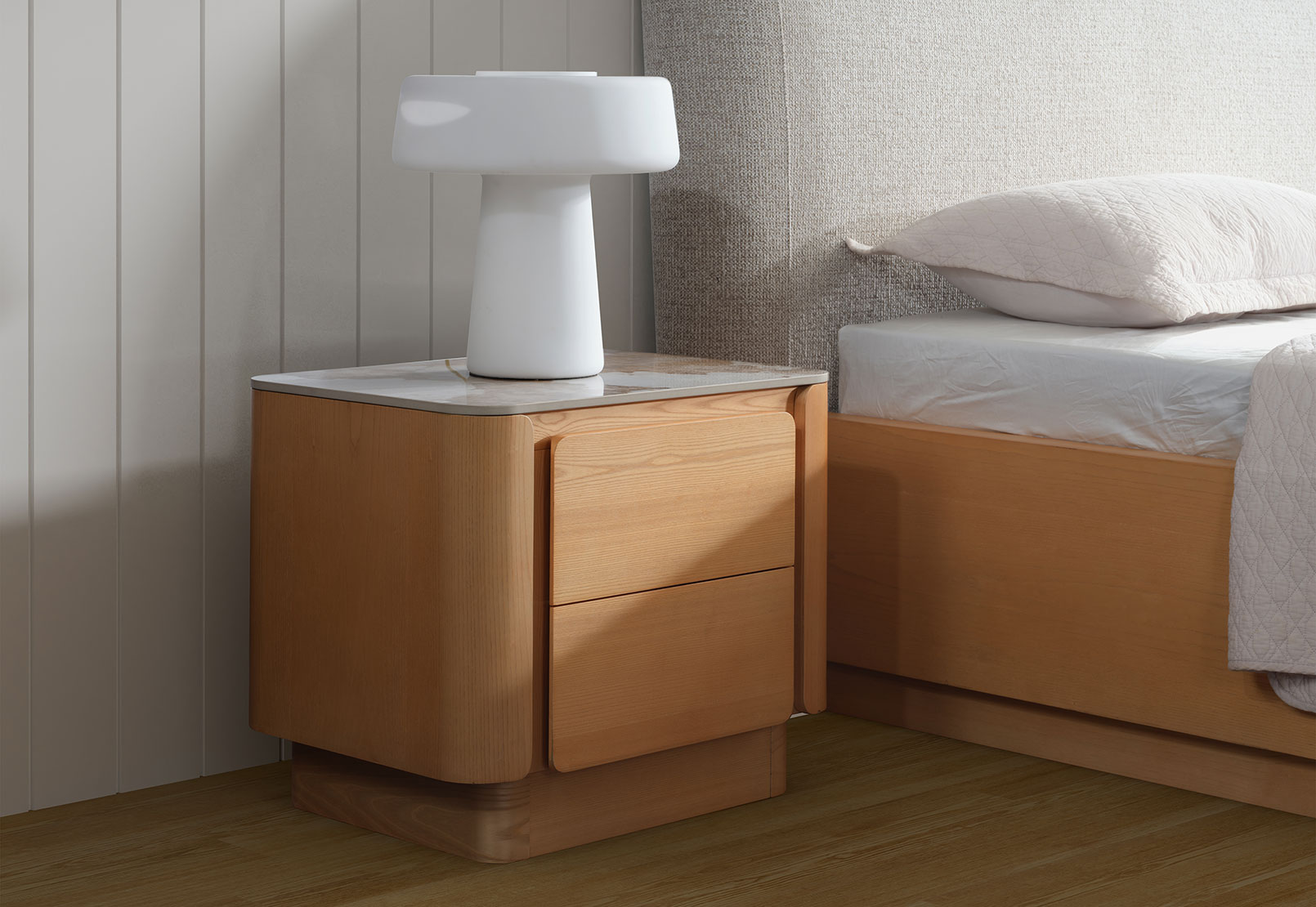 NATURAL WHITE VINCENTIO Bedside